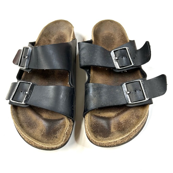 Birkenstock | Shoes | Well Worn Birkenstock Womens Sandals Slip On Size ...